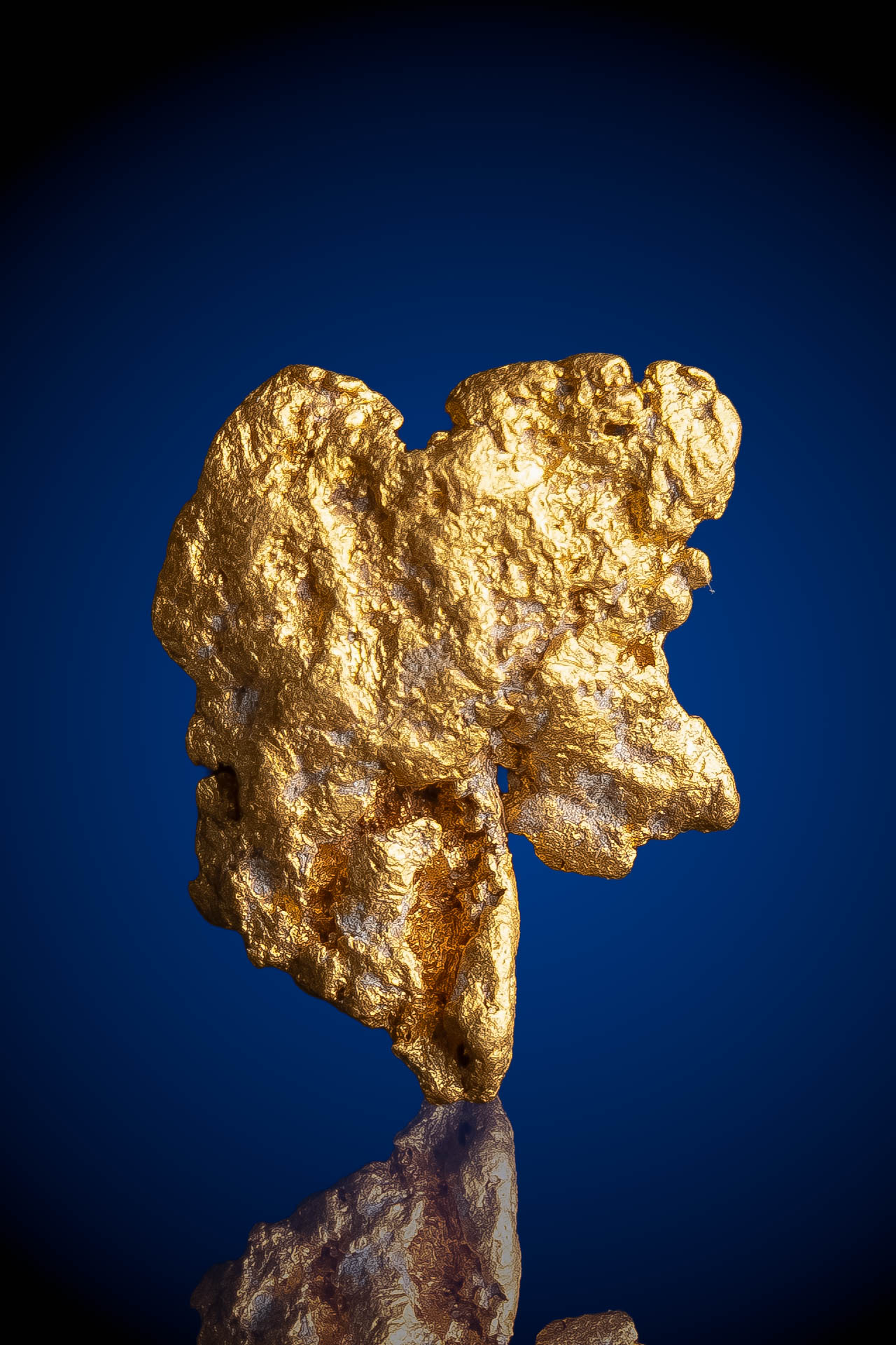Sharp, Stunning Natural Gold Nugget - Australia - 3.7 Grams [GU3 ...