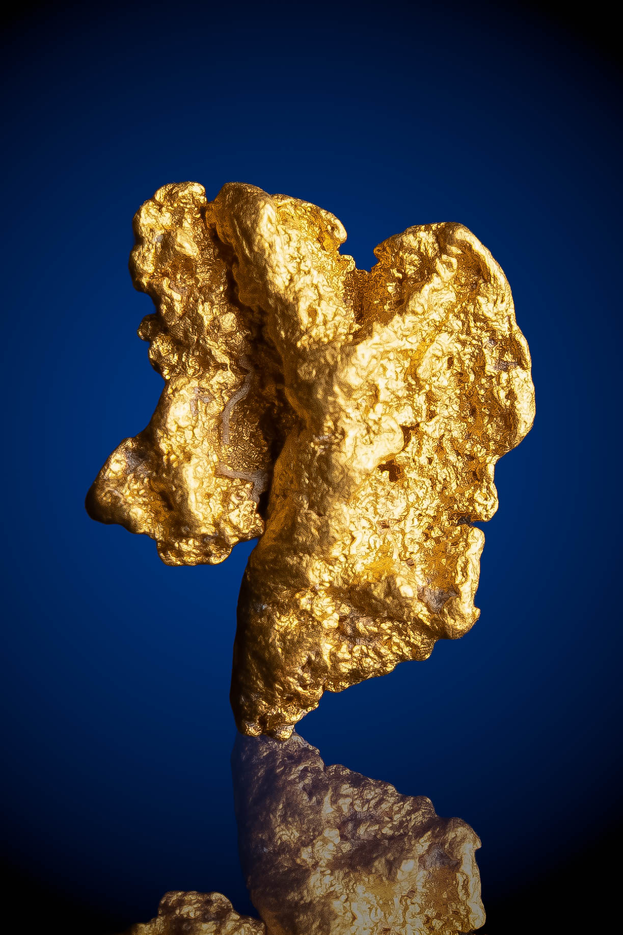 Sharp, Stunning Natural Gold Nugget - Australia - 3.7 Grams [GU3 ...