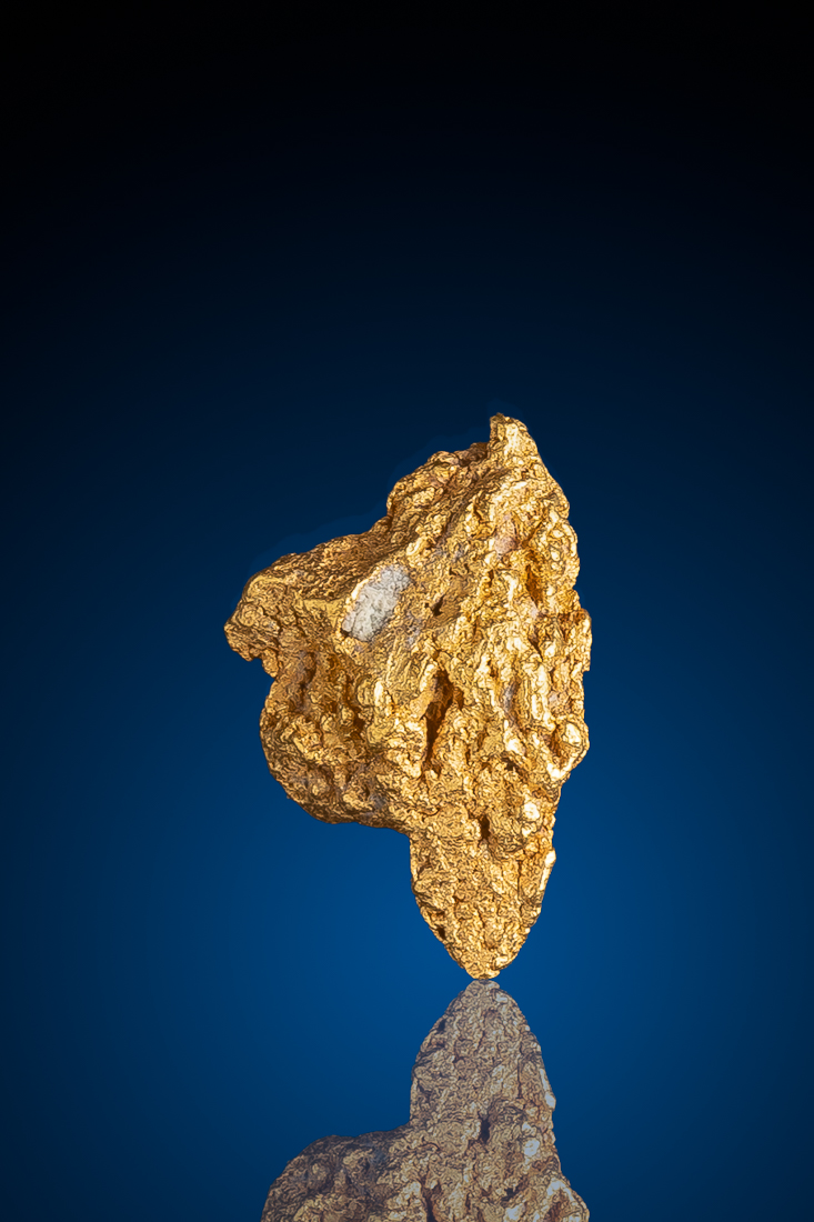 Tapered and Chunky - Beautiful Natural Colorado Gold Nugget - 3.33 ...
