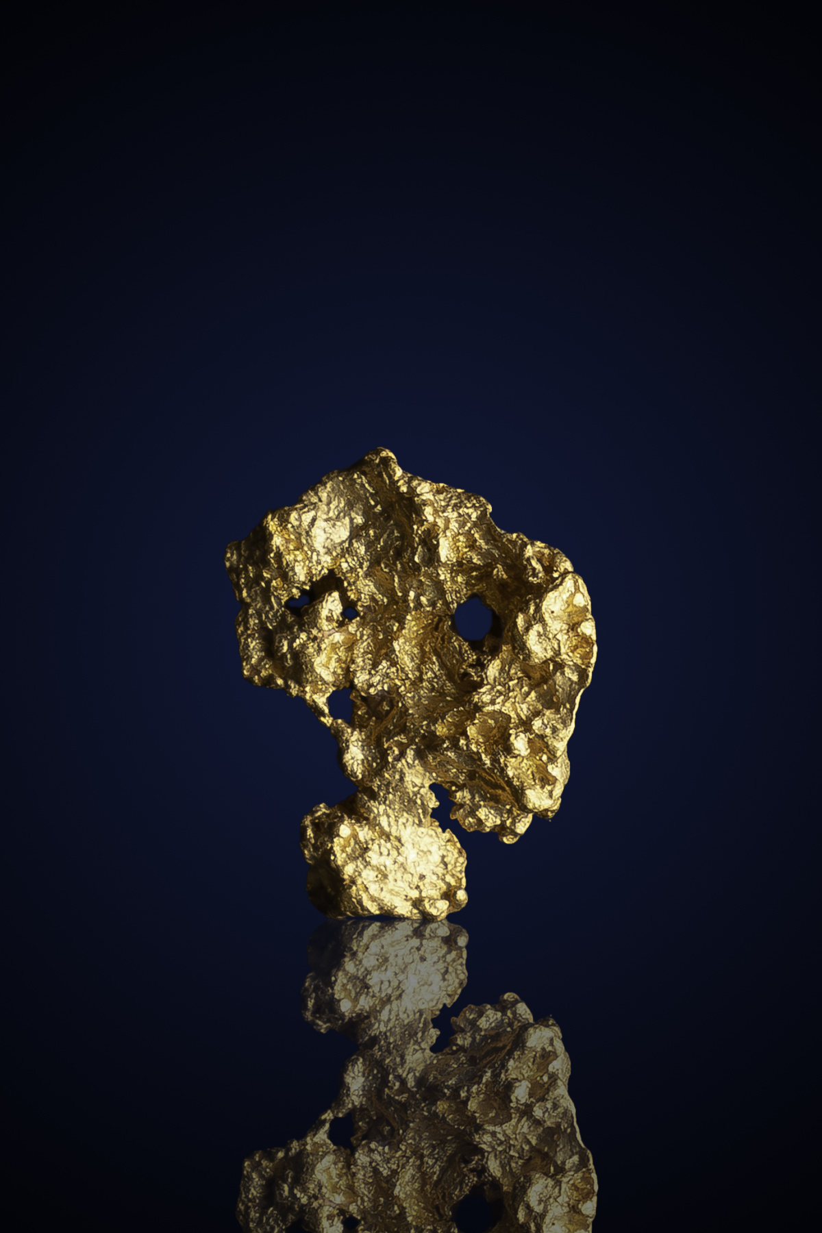 Sharp, Unique Natural Gold Nugget - Australia - 0.65 Grams [GU90 ...