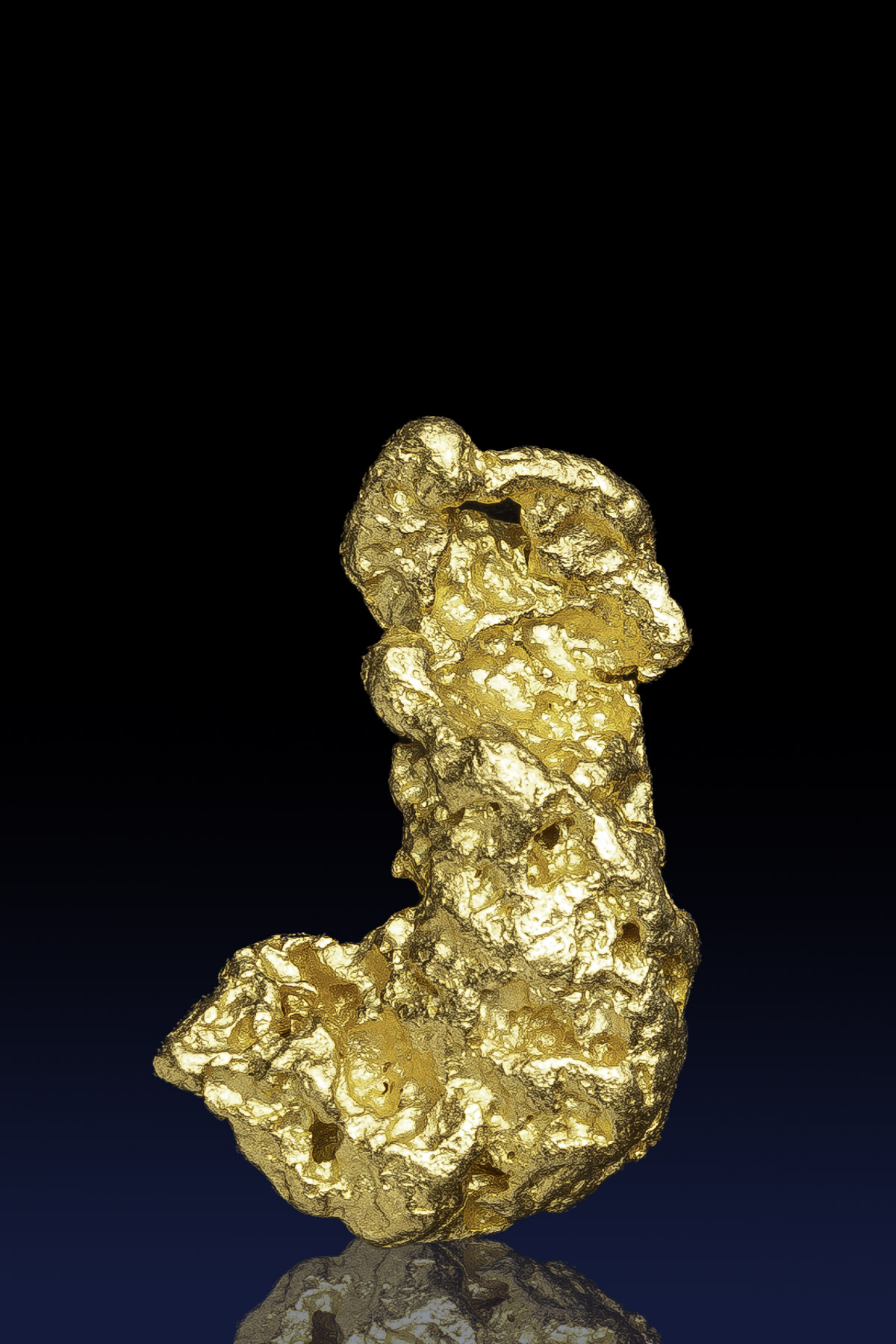 Crusty Anchor Shaped Natural Gold Nugget - Australia [RB1990] - $502.00 ...