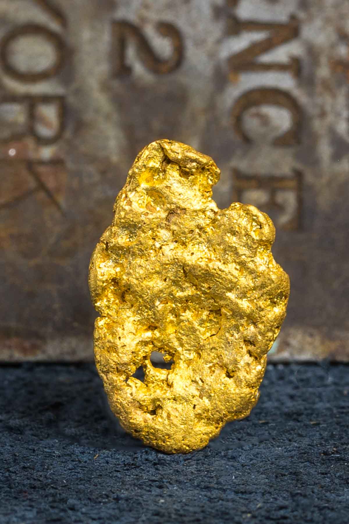 Brilliant Natural Leaf Gold Nugget - Australia - 1.45 grams [TM211 ...