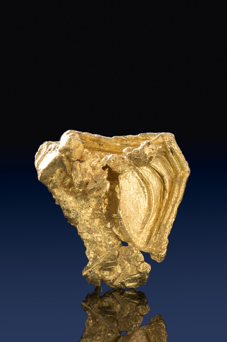 Faceted and Hoppered Gold Nugget Crystal -Round Mountain, Nevada - $339 ...